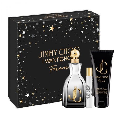 Jimmy Choo Set I Want Choo Forever W edp 100ml + edp 7,5ml + 100ml BL