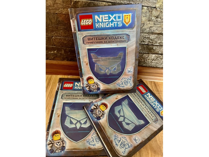 Novo LEGO NEXO KNIGHT VITEŠKI KODEKS Priručnik za šti