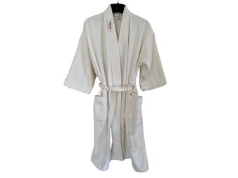 Bade Mantil Frotir White Kimono L Kratak rukav