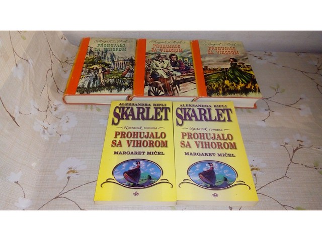 Margaret Mičel - Prohujalo sa vihorom 1-3 + Skarlet 1-2