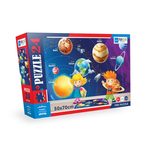 PODNE PUZZLE 24 PCS PLANETS BF380