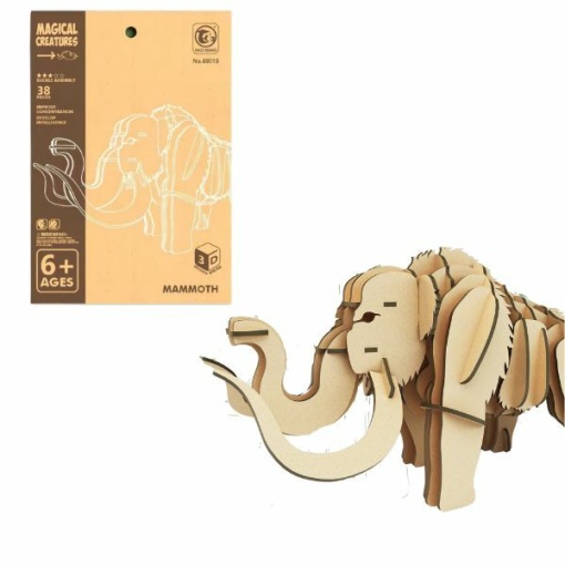 DRVENE 3D PUZZLE 38PCS MAMUT 68010