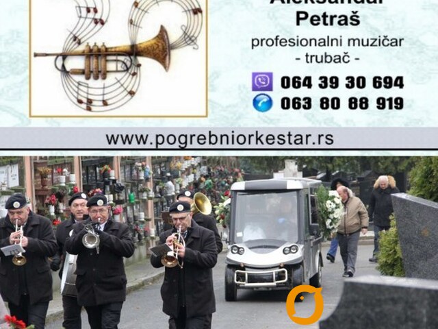 Trubači pogrebni orkestar pleh muzika za sahrane Srbija