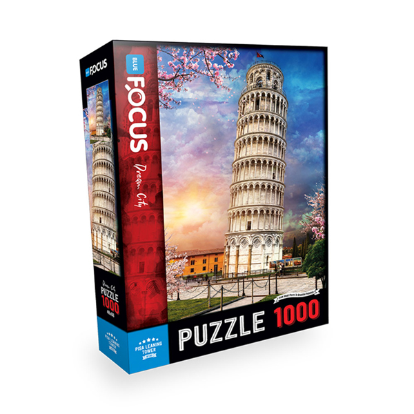 Blue Focus Puzzle 1000 delova Krivi toranj u Pizi 1038765