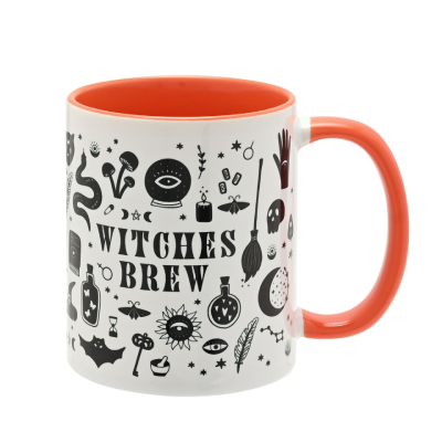 Šolja - Horror, Witches Brew, orange handled