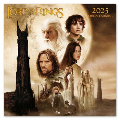 Zidni kalendar 2025 - The Lord Of The Rings, 30x30 cm