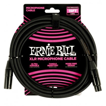 Music box
Ernie Ball P06391 15' Braided XLR Mikrofonski kabl