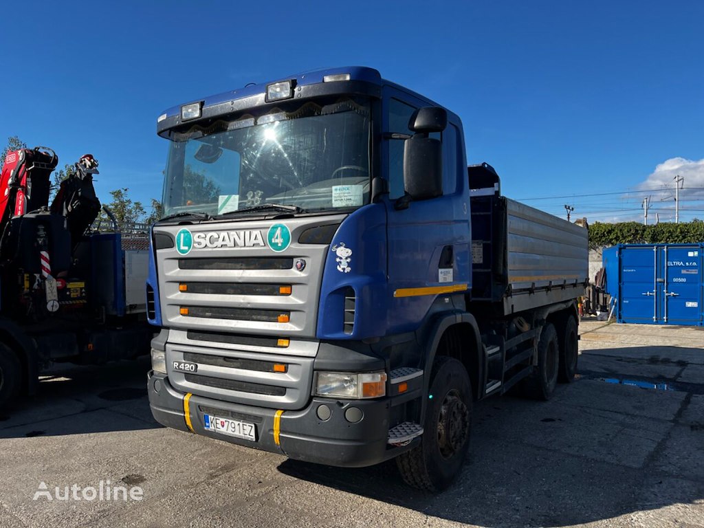 Prodaje se Scania R420 CB 6X6 HHZ + SCHWARZMÜLLER TKA E kiper na aukciji