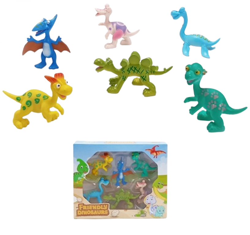 DINOSAURUSI FRIENDLY 6PCS