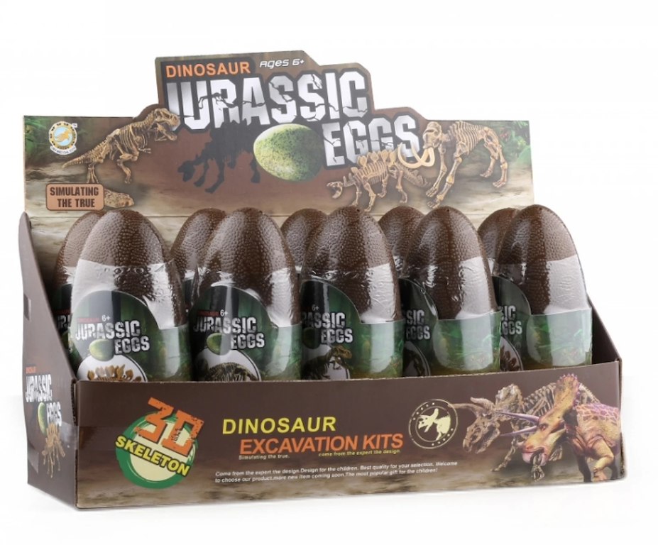 DINOSAURUS JAJE FOSIL JURASSIC CENA ZA 1 KOM