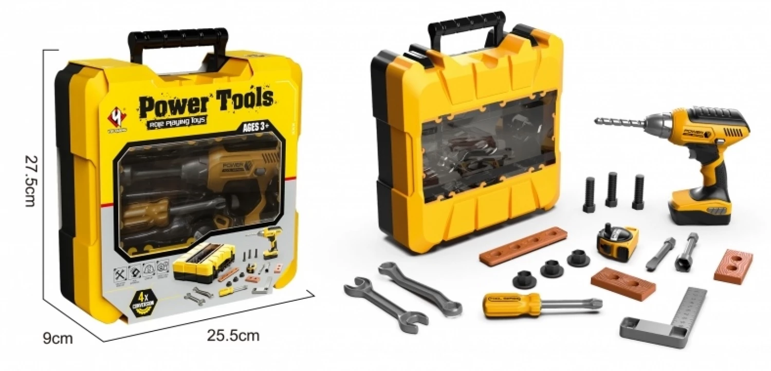 SET ALAT U KOFERU SA BUSILICOM POWER TOOLS