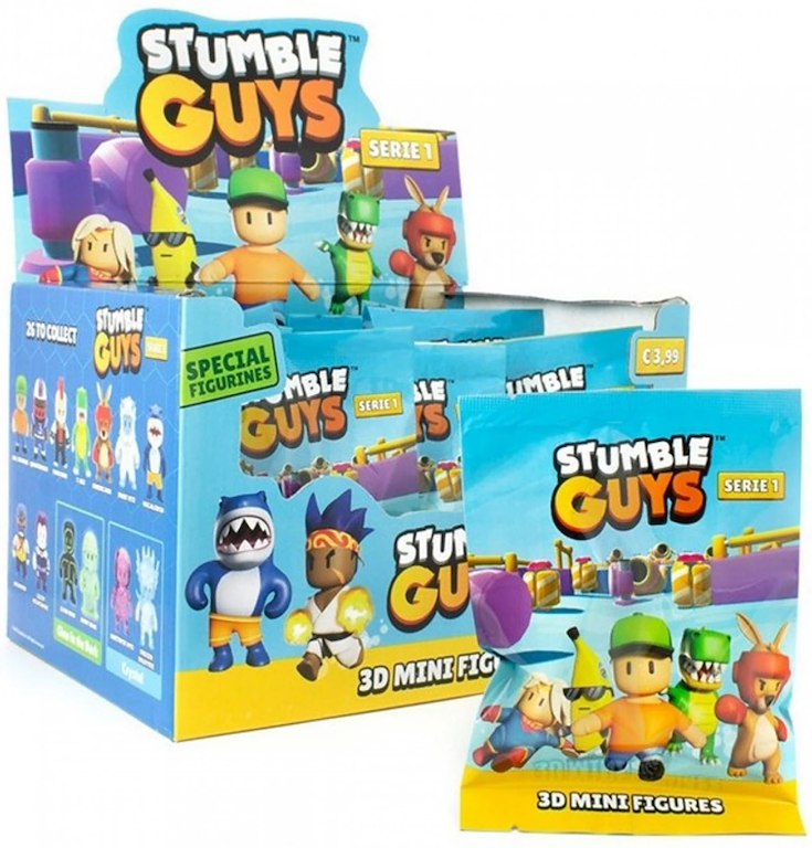 STUMBLE GUYS BLINDBAG 3D MINI FIGURA U KESICI CENA ZA 1 KOM