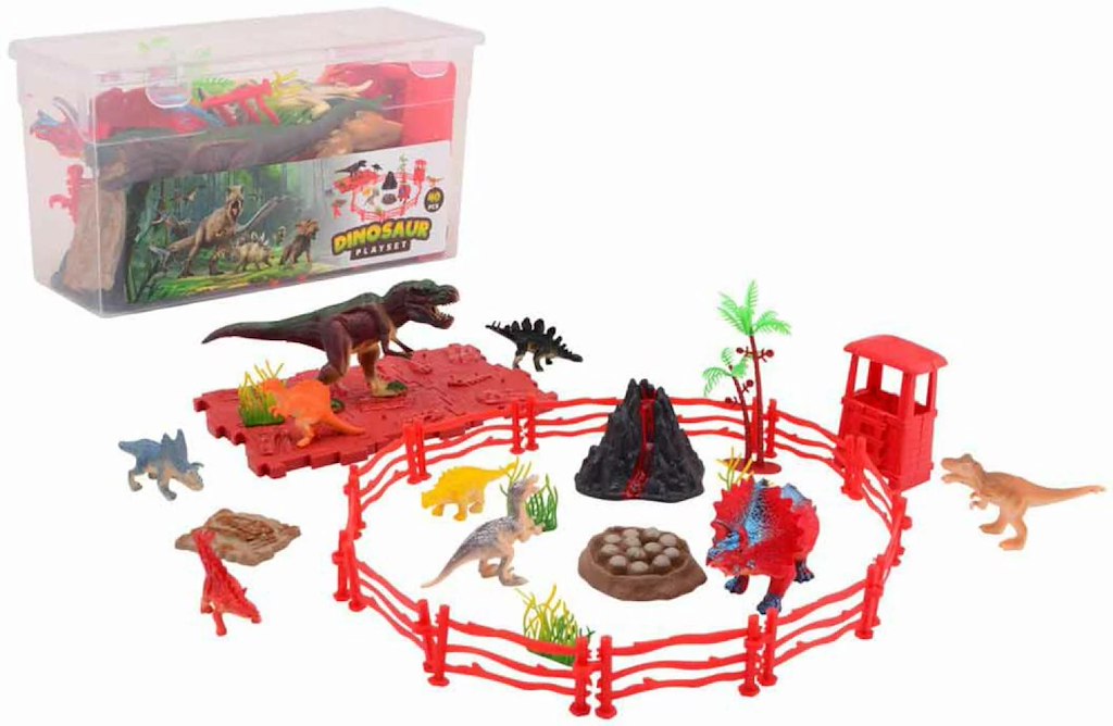 DINOSAURUS SET U KUTIJI 40PCS