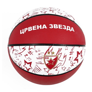 KK Crvena Zvezda lopta gumena šarena GRB CZ