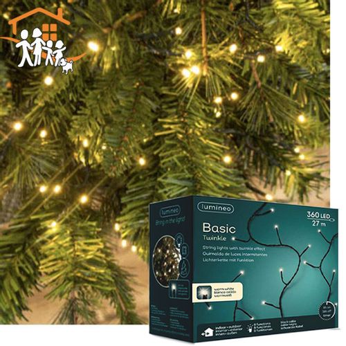 Lumineo Basic novogodišnja rasveta 360L toplo bela 494167