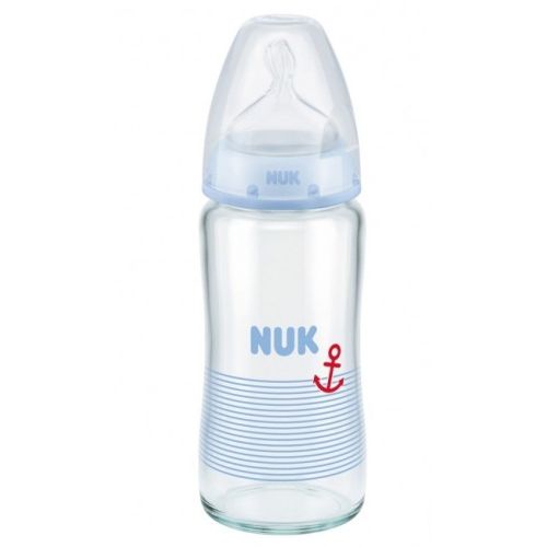 NUK staklena flašica First Choice sa termoindikatorom 240ml