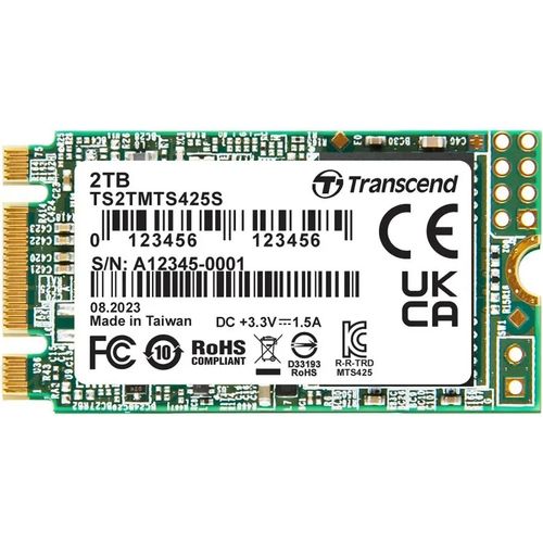 Transcend TS2TMTS425S M.2 SATA III 2TB, 2242, B+M Key, TLC