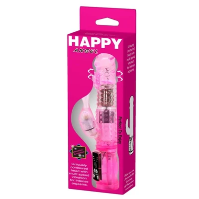 Pink rotirajući vibrator 22cm