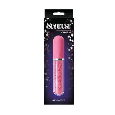 Vibrator za klitoris sa pink kristalima