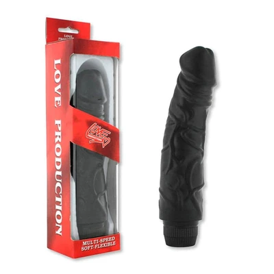 Crni vibrator 22cm