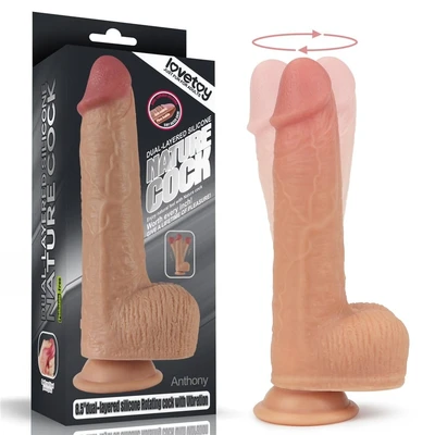 Rotirajući realistični dildo 21cm