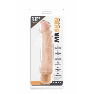 Realistični vibrator u boji kože 22cm