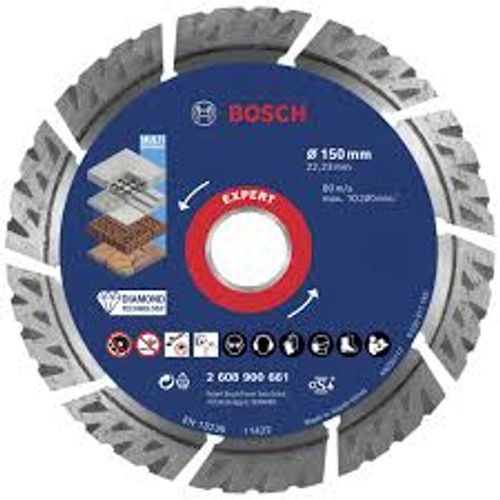 Bosch EXPERT MultiMaterial dijamantska rezna ploča 150 x 22, 23 x 2, 4 x 12 mm, 2608900661