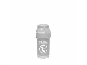 TWISTSHAKE FLAŠICA ZA BEBE 180 ML PASTEL GREY