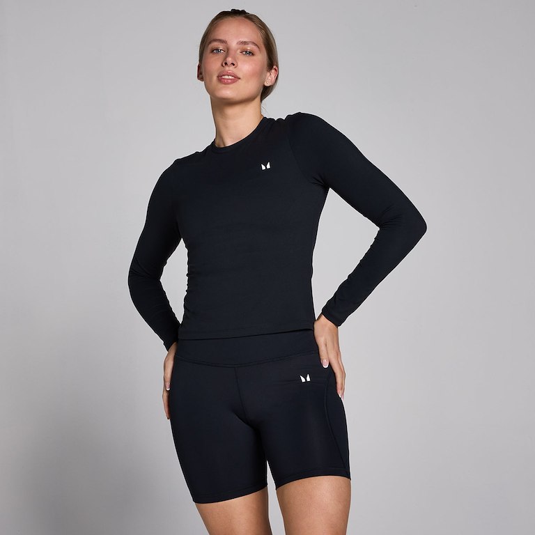 MP Women's Tempo Good Body Fit Long Sleeve Top - ženska majica sa dugim rukavima - crna