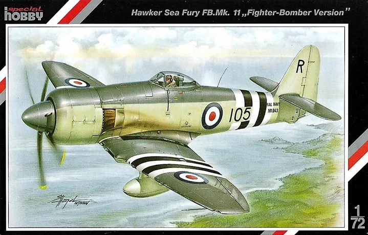 SPECIAL HOBBY 1/72 Hawker Sea Fury FB.Mk. 11 Fighter-Bomber Version