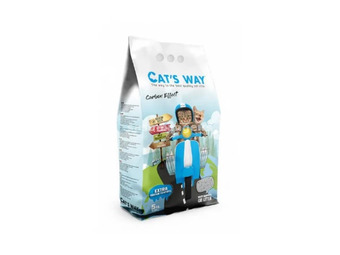 Cats Way Carbon Effect posip za macke 5l