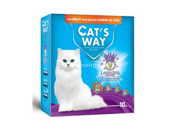 Cats Way Box Lavender posip za macke 10l