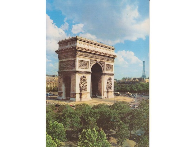 PARIS / L` Arc de Triomphe et la Tour Eiffel