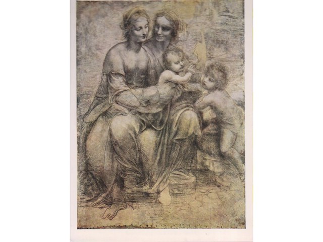 LEONARDO da Vinči / The Virgin and Child with SS.