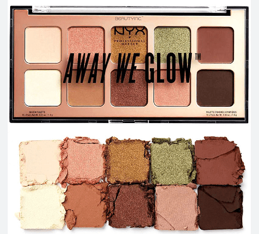 Paleta senki za oči NYX Professional Makeup Away We Glow Hooked on Glow AWGSP02 10g