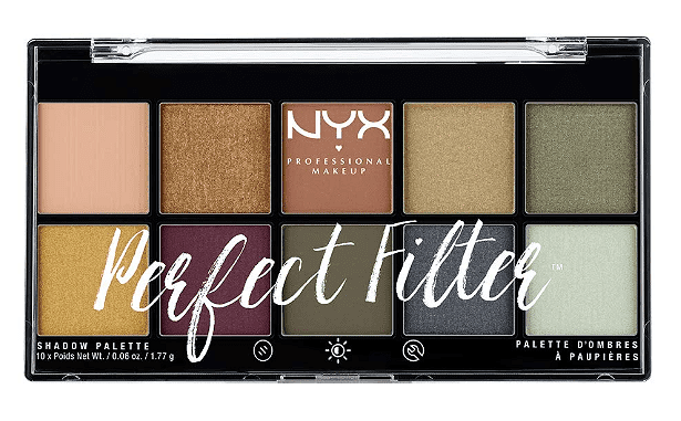 NYX Perfect Filter Shadow Palette OliveYou Pfsp03 10 Colors