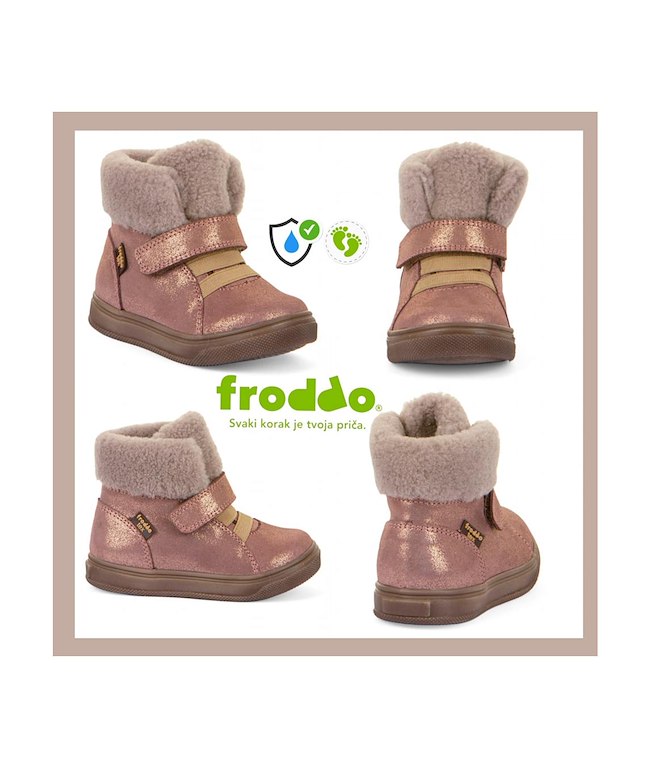 FRODDO ČIZME - PINK / GOLD