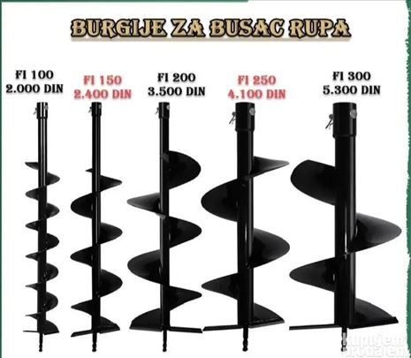 Burgije za busac rupa