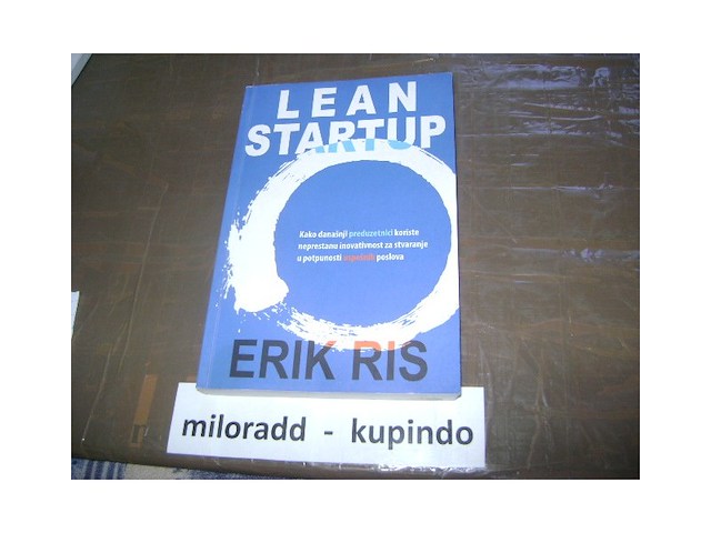 Lean startup Erik Ris