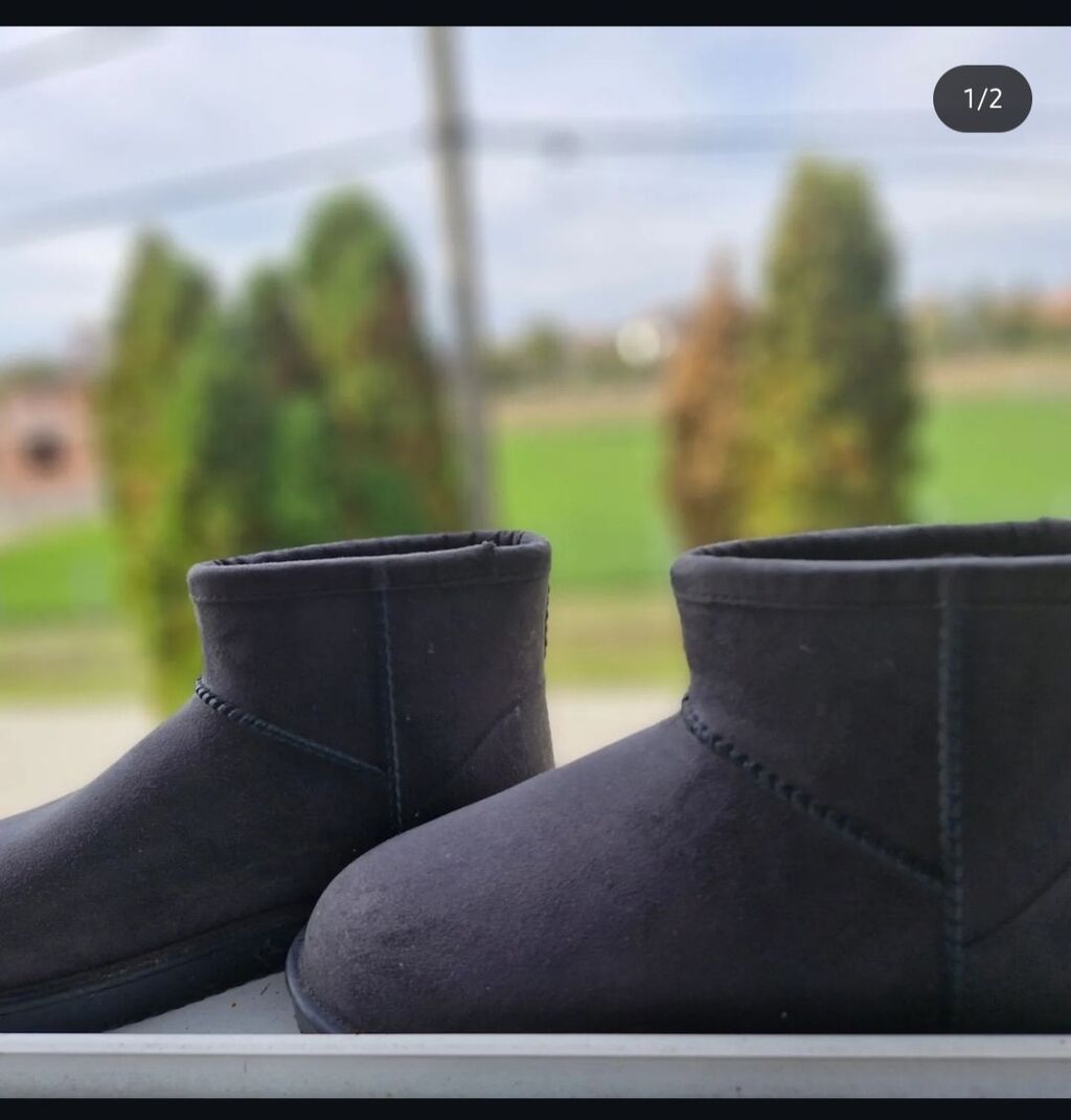 Ugg mini čizme, bоја - Siva, 40