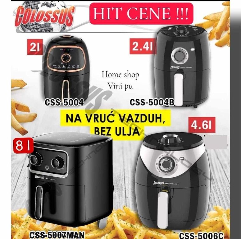 Friteza na vruć vazduh je mali kućni aparat koji koristi najzdraviji