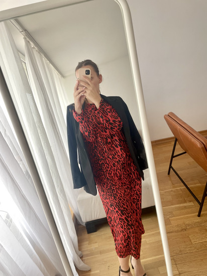 Zara haljina animal print