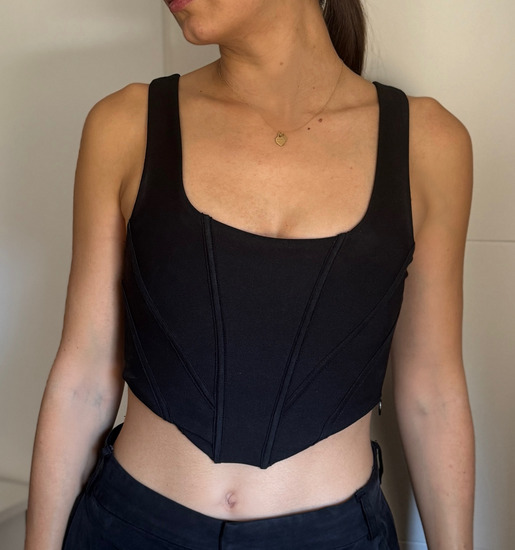 Zara Korset Top