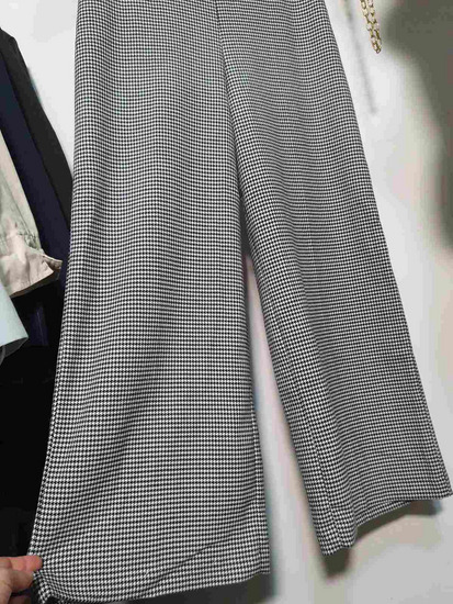 Zara wide leg pantalone 7/8, vel S