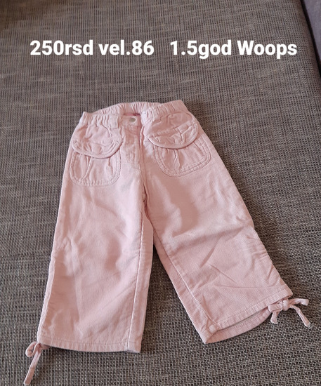 Debele somot pantalone Woops 150din