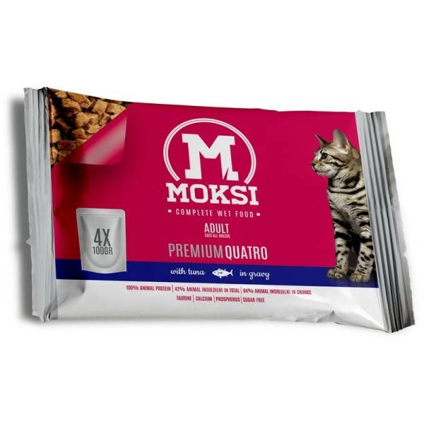 Moksi sos za mace 4x100g – tuna u sosu