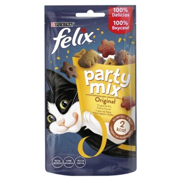 Felix Party mix Cat – Original 60g