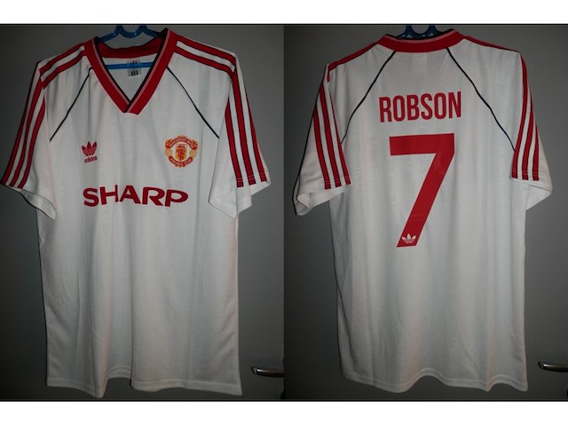 Manchester United dres 1988-90 Robson 7 (Gostujući)