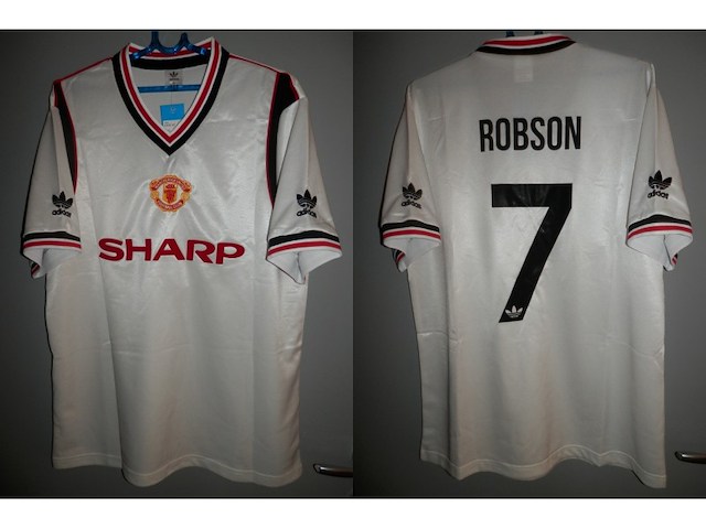 Manchester United dres 1984-86 Robson 7 (Gostujući dres