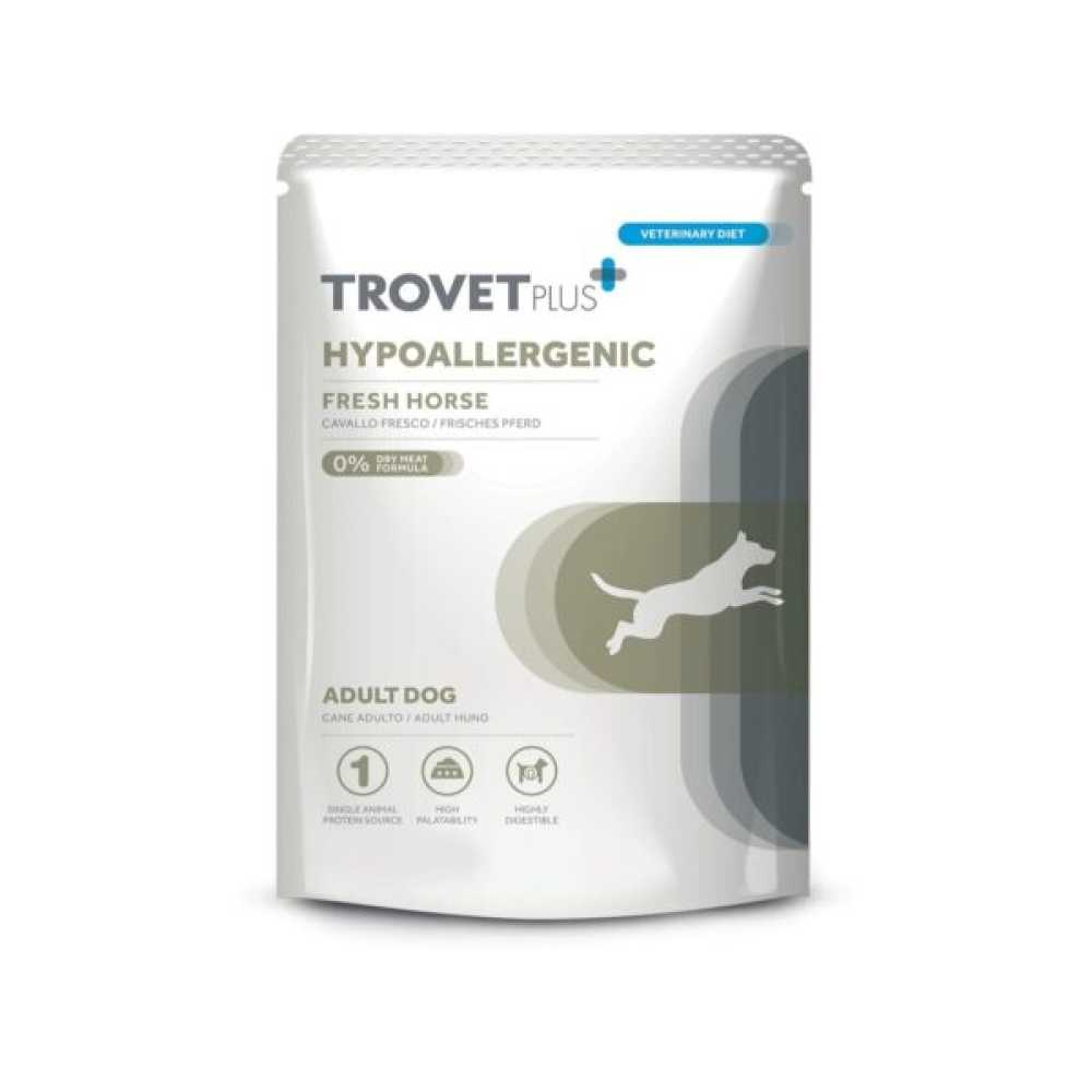 Trovet Plus Hypoallergenic kesica za pse - konjetina 100g